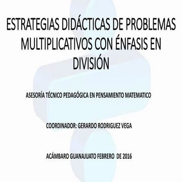 Estrategias didácticas de problemas multiplicativos con énfasis en ...