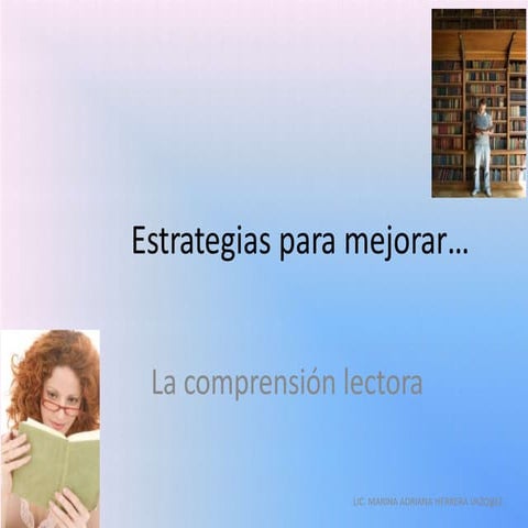 Estrategiasparacomprensionlectora | PPTX