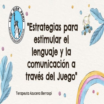 Estrategias para estimular el lenguaje y la comunicación a través del ...