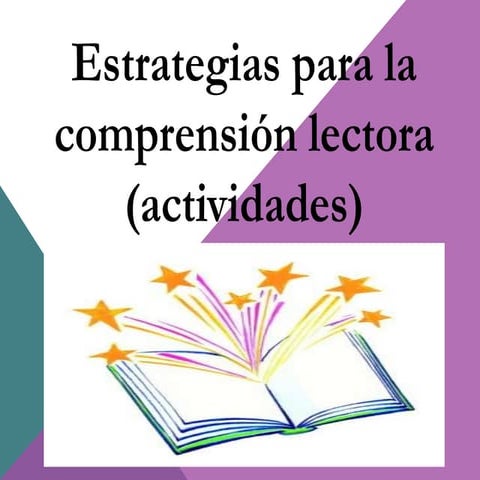 Estrategias para la comprensión lectora | PPTX