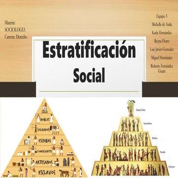 Estratificación social | PPT