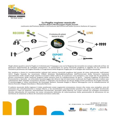 Estratto monitoraggio Pugliasound | PDF