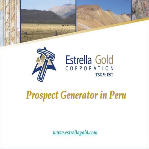Estrella Gold Corporation | PDF