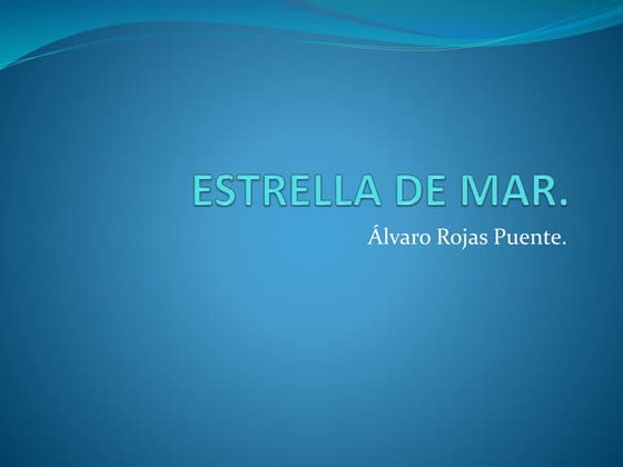 Estrella de mar | PPT
