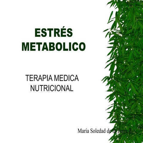 Estrés metabolico | PPT