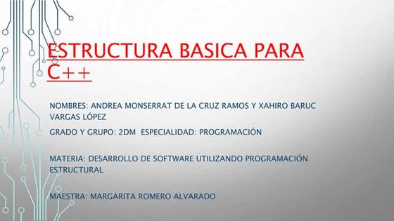 Estructura basica para_c_ (1) | PPTX