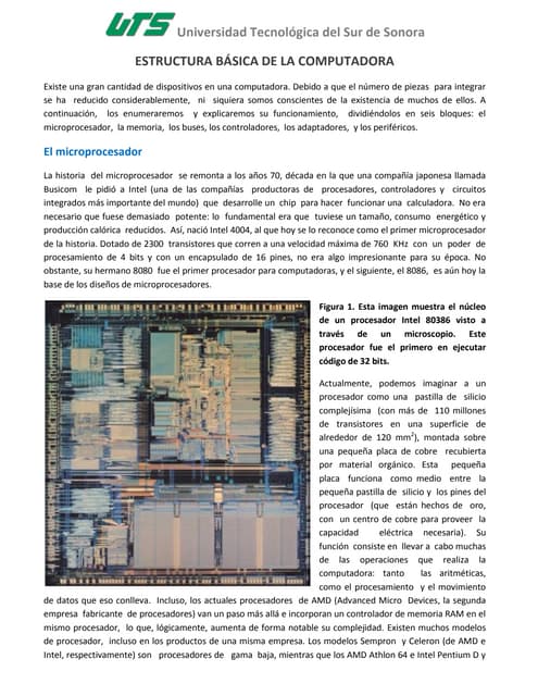 Microprocesador | PDF | Computing | Technology & Computing