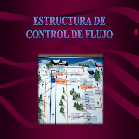 Estructura de control de flujo | PPTX | Programming Languages | Computing