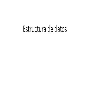 estrcturas de datos asi de un mapa de estructuras de datos para las ...