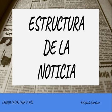 Estructura de la noticia | PPT