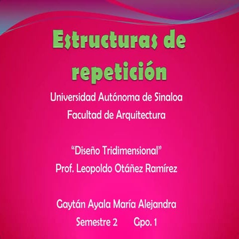 ESTRUCTURAS DE REPETICION | PPTX