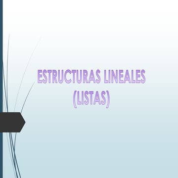 Estructuras lineales | PPTX