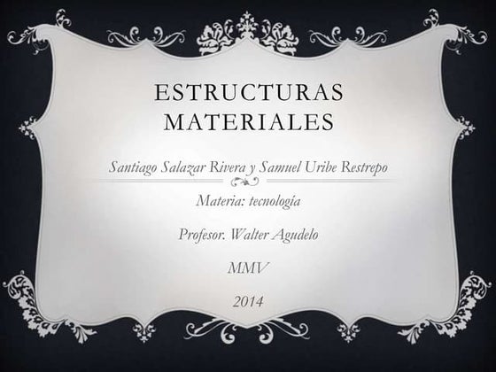 Estructura de los metales | PPTX