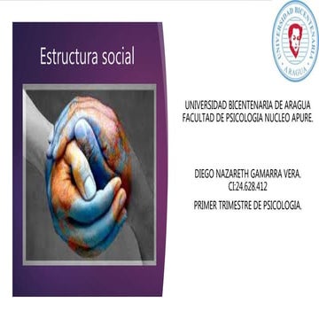 Estructura social | PPT
