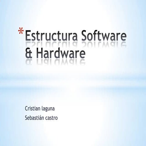 Estructura software & hardware | PPTX