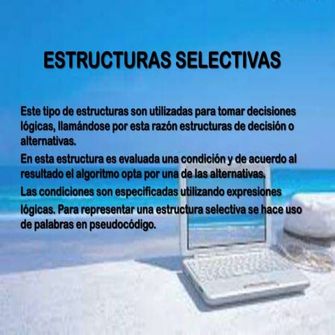 Estructuras selectivas | PPTX | Technology & Computing