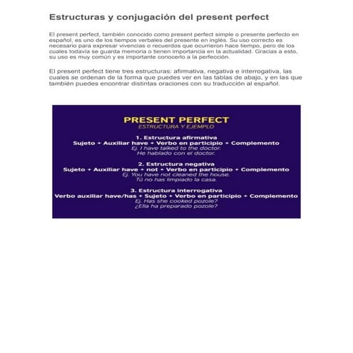 Estructuras y conjugación del present perfect.docx