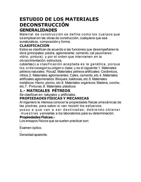 Propiedades de los materiales | ODP