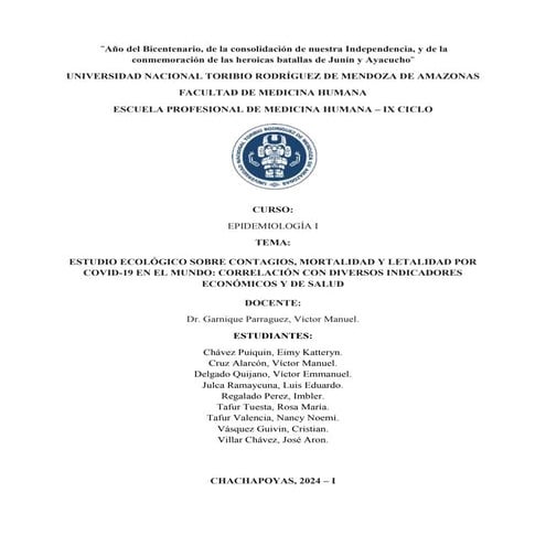 ESTUDIO ECOLÓGICO COVID 19 EPIDEMIOLOGÍA.pptx