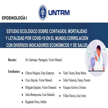 ESTUDIO ECOLÓGICO COVID 19 EPIDEMIOLOGÍA.pptx