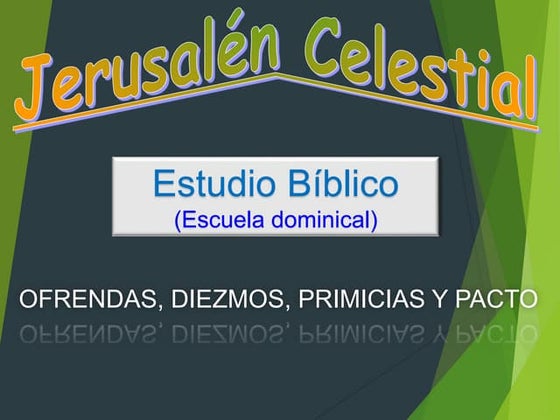 LAS PRIMICIAS | PPT