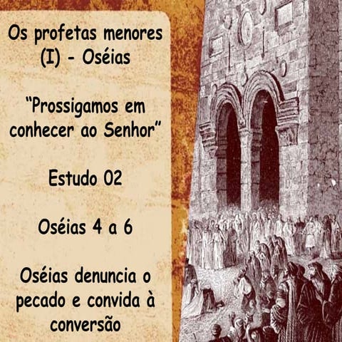 Prossigamos em conhecer ao Senhor | PPT
