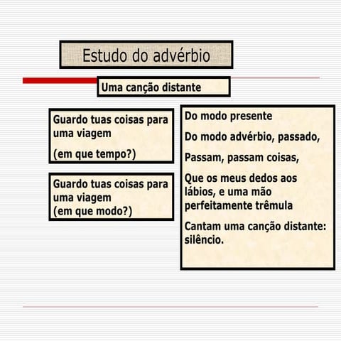 Estudo o adverbio-2 | PPT
