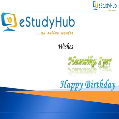 E studyhub | PPTX