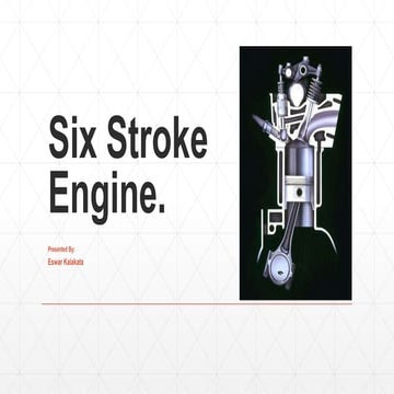 Six Stroke Engine | PPTX