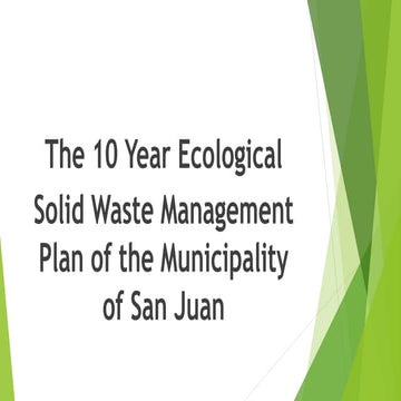 Environmental Solid Waste Management | PPTX