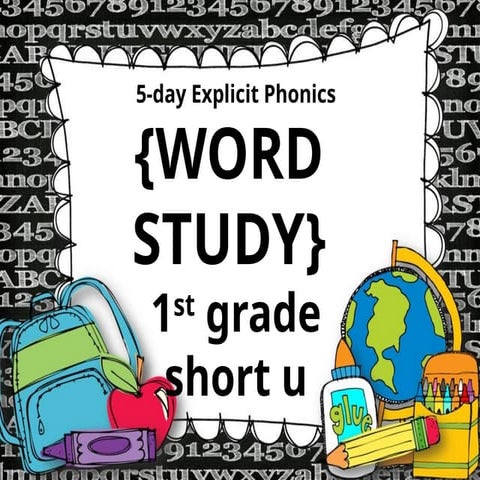 Phonics 1st grade week 5 short u vowel sound.pptx