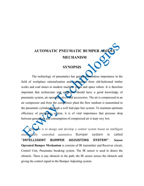 automatic wiper system | PPT