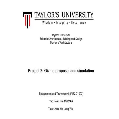 Project 2 gizmo | PDF