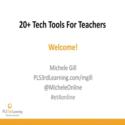 20 Tech Tools for Teachers! | PDF