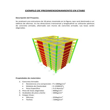 Tutorial etabs | PDF