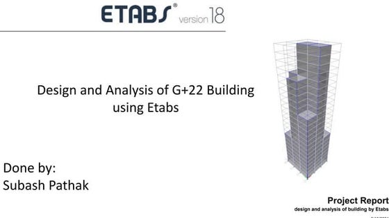 ETABS BASIC DESIGN | PDF | Civil Engineering Industry | Industries