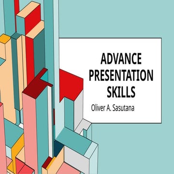 Advanced presentation skills | PPTX