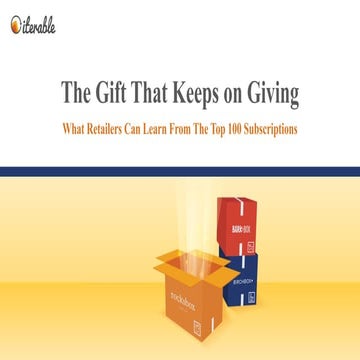 The Gift That Keeps on Giving: What Retailers Can Learn From The Top ...