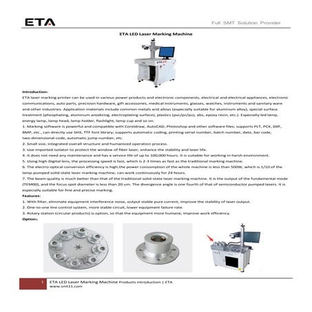 Laser Marking Machine | PPTX