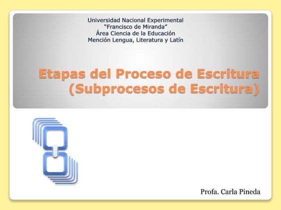 Orden De Estructura De Ppt De Escritura Lineal Presentacion De El