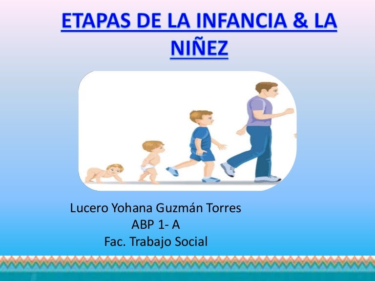 Etapas de la infancia