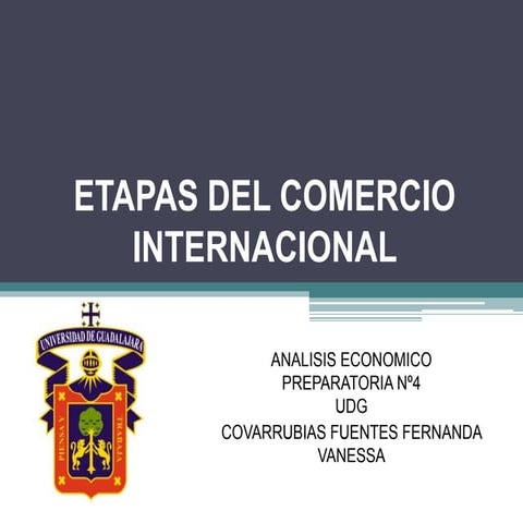 Etapas del comercio internacional | PPTX