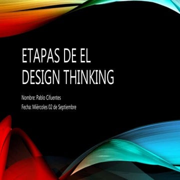 Etapas design thinking | PPTX
