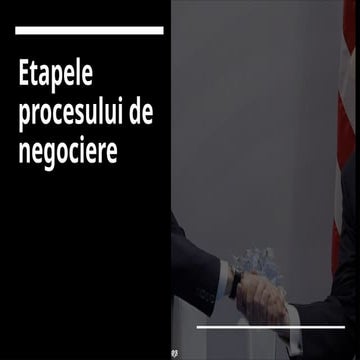 Etapele procesului de negociere | PPTX