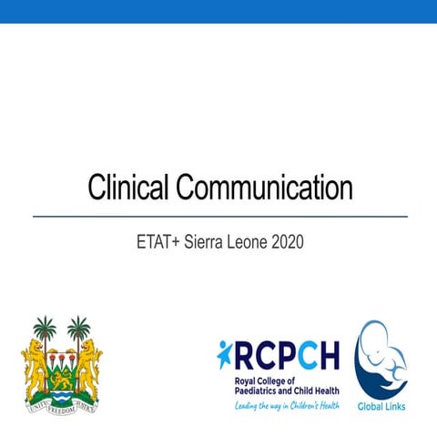 ETAT 6. Clinical Communication 2020.pdf. | PDF