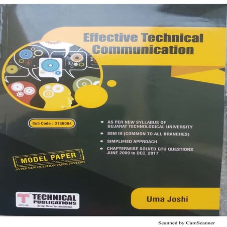 EFFECTIVE TECHNICAL COMMUNICATION BOOK | PDF