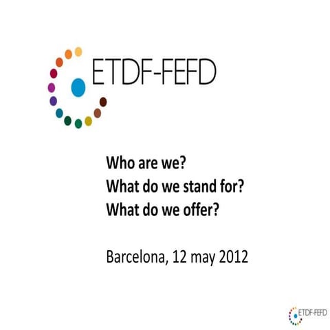 Etdf fefd-presentation sept2012 | PPT
