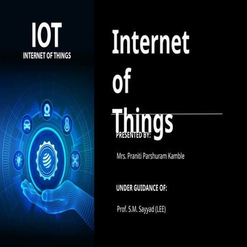 Internet of things case study - sweden city | PPTX