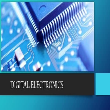 Ppt Digital Electronics | PPT