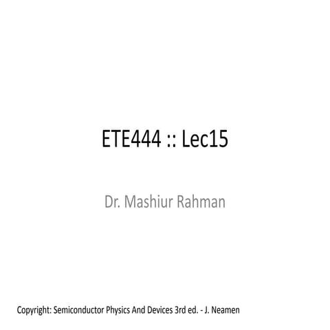 Ete411 Lec15 | PPT